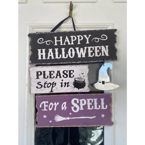 Unbranded | Holiday | Happy Halloween Please Stop In For A Spell Witch ...
